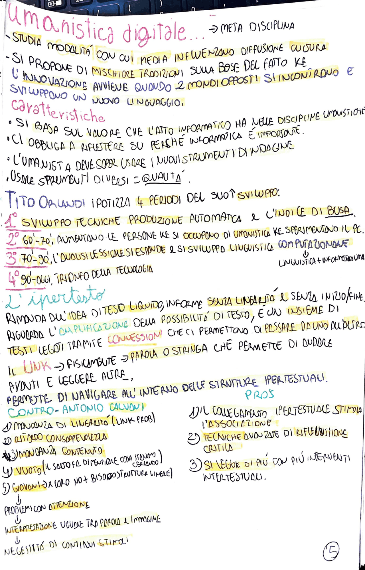 Appunti Su Umanistica Generale Docsity