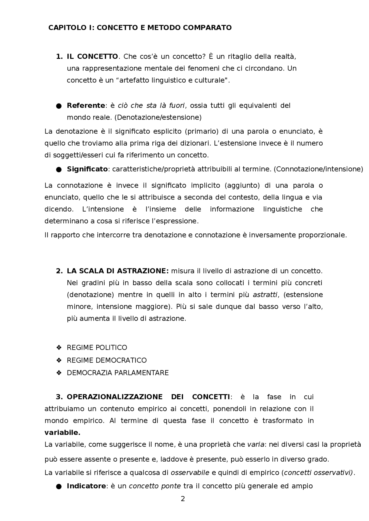 Appunti Di Politica Comparata Prof Ventura Docsity
