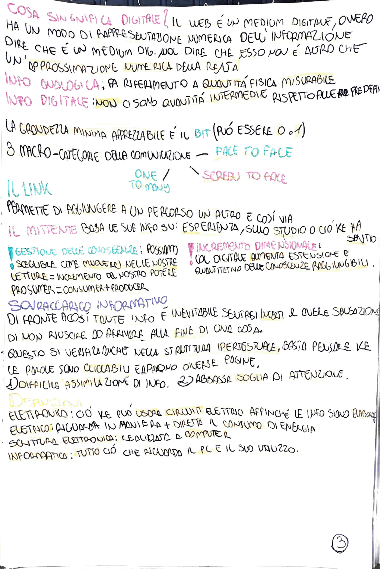 Appunti Sui Link Sulla Base Delle Lezioni Del Prof Grassi Docsity