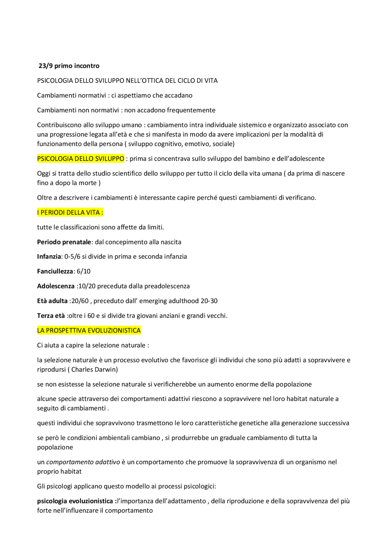 Appunti Di Lezioni E Slide Docsity