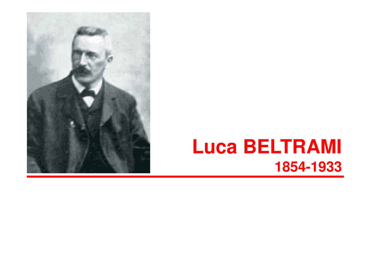 Luca beltrami , vita e opere - Docsity