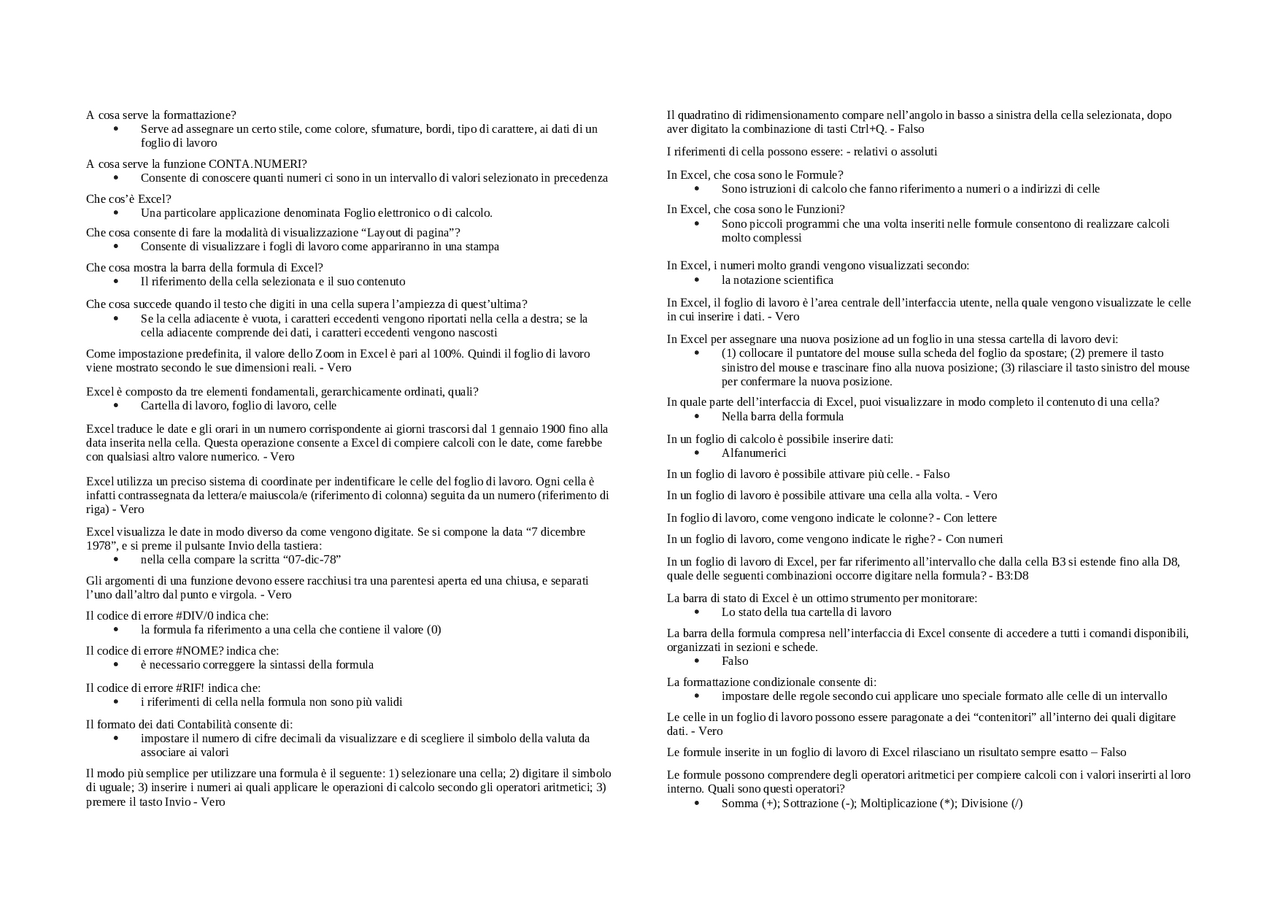Eipass 7 Moduli User Docsity