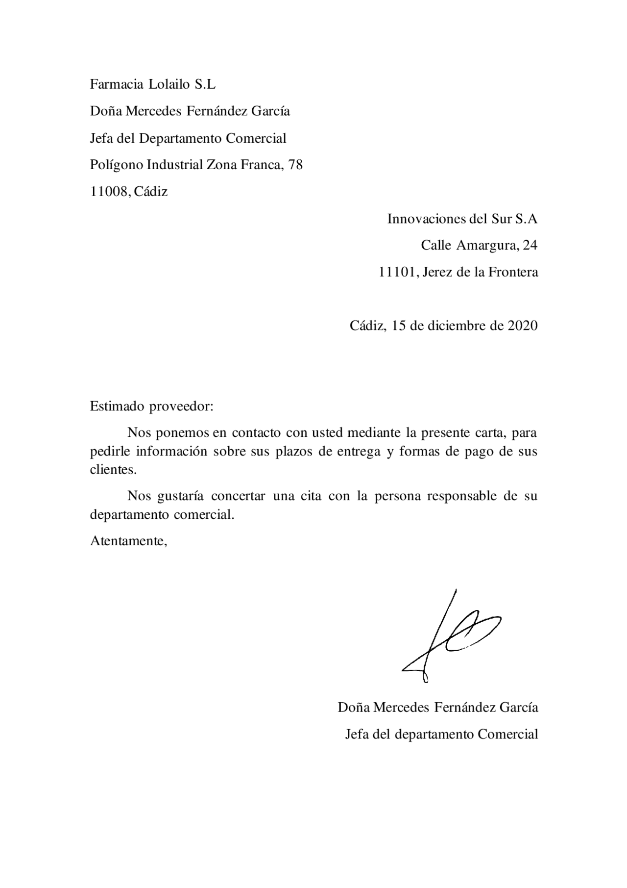 ACTIVIDAD DE CARTA de Comunicación - Docsity