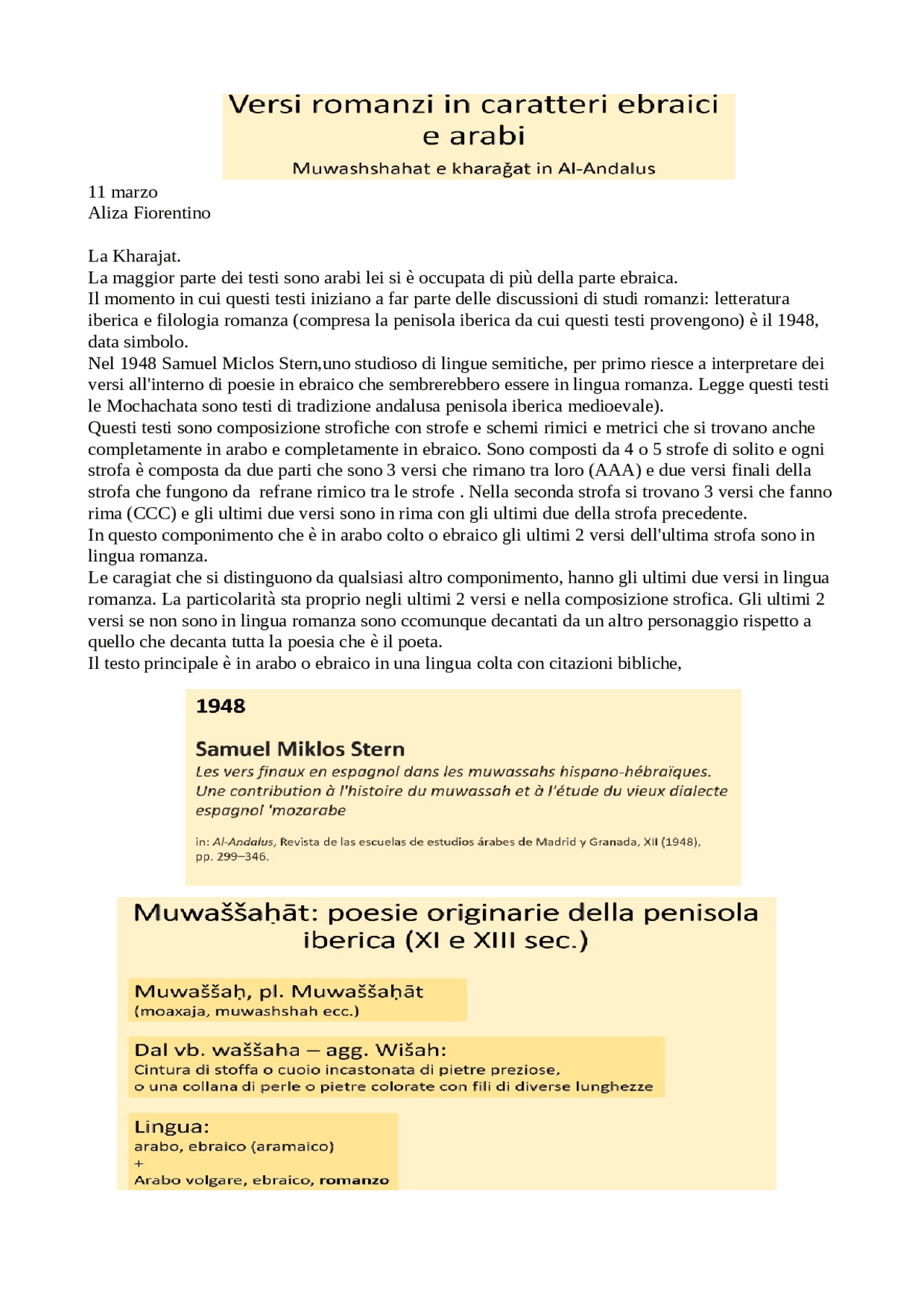Appunti Delle Lezioni Docsity