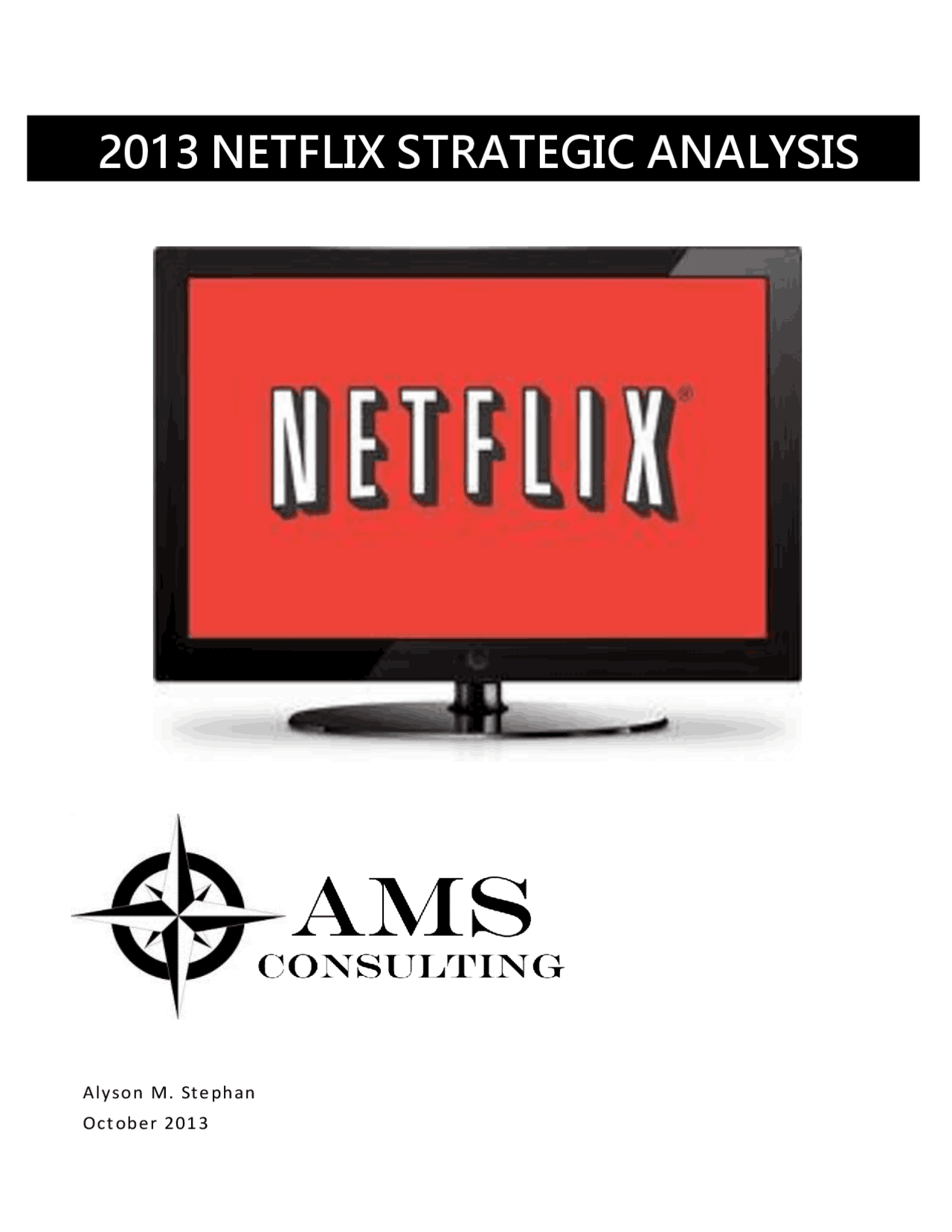 Netflix Strategic Analysis Docsity