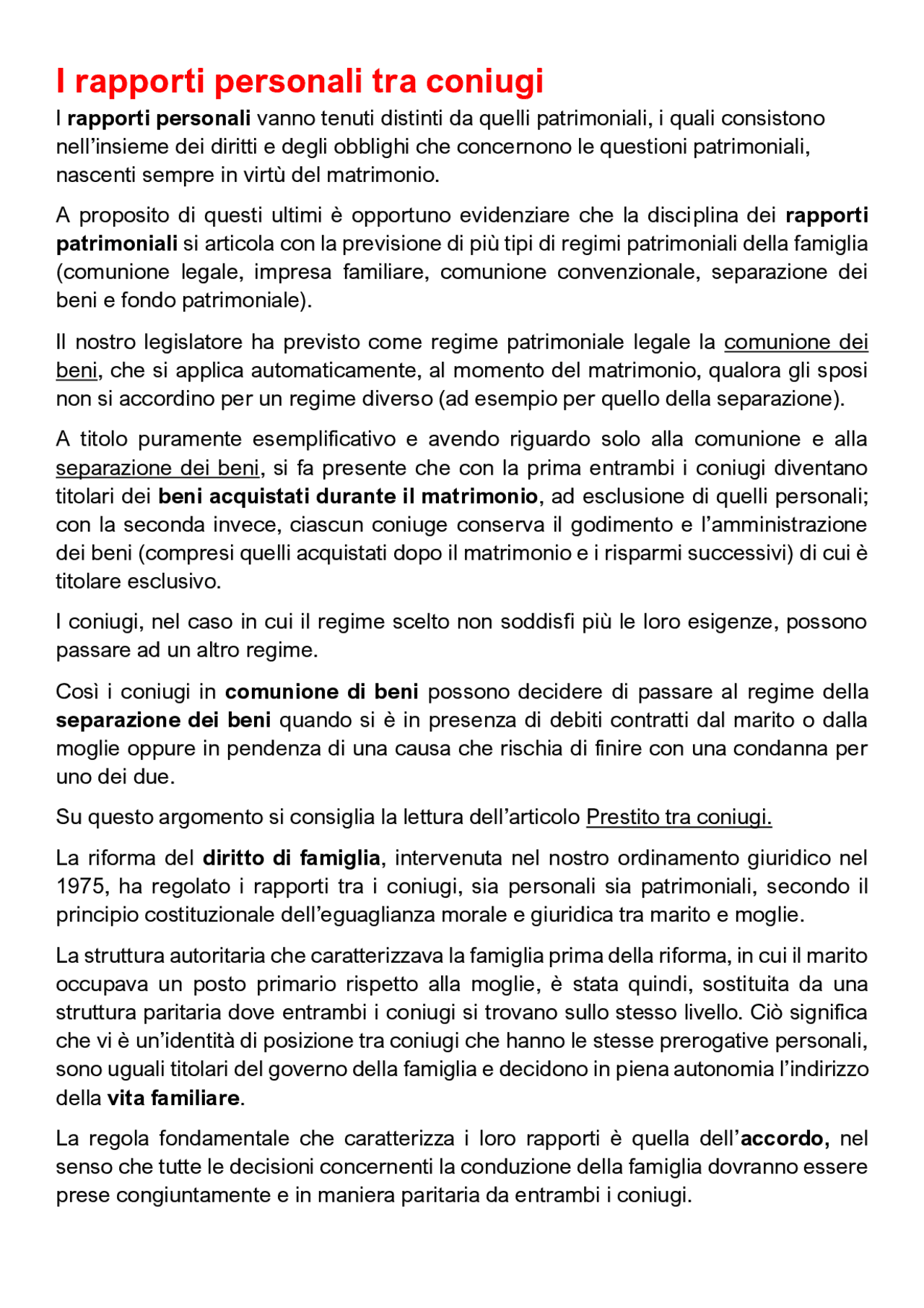 Appunti Diritto Di Famiglia Docsity