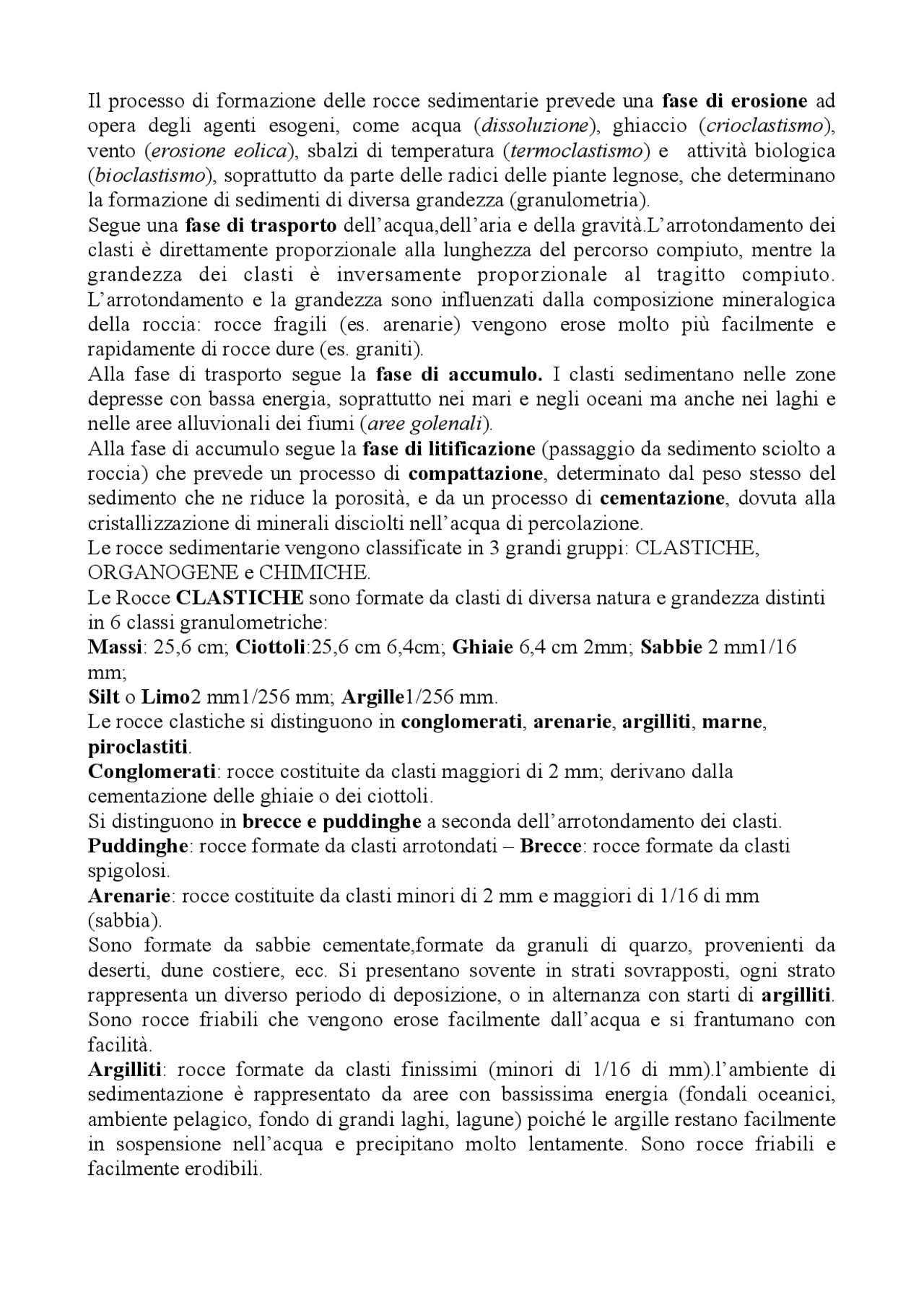 Formazione E Caratteristiche Delle Rocce Docsity