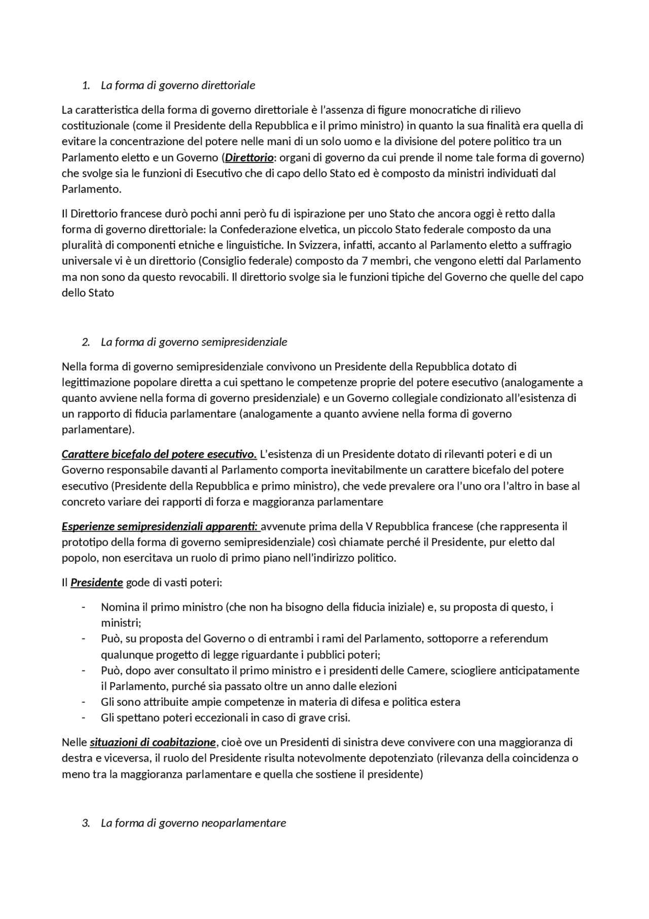 Sintesi Breve Di Alcune Nozioni Docsity