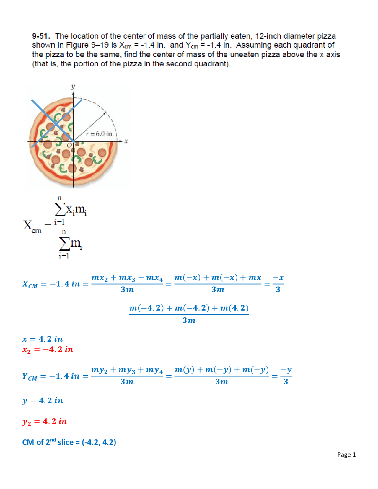 Physics Kinematics And Center Of Mass Questions With Answer