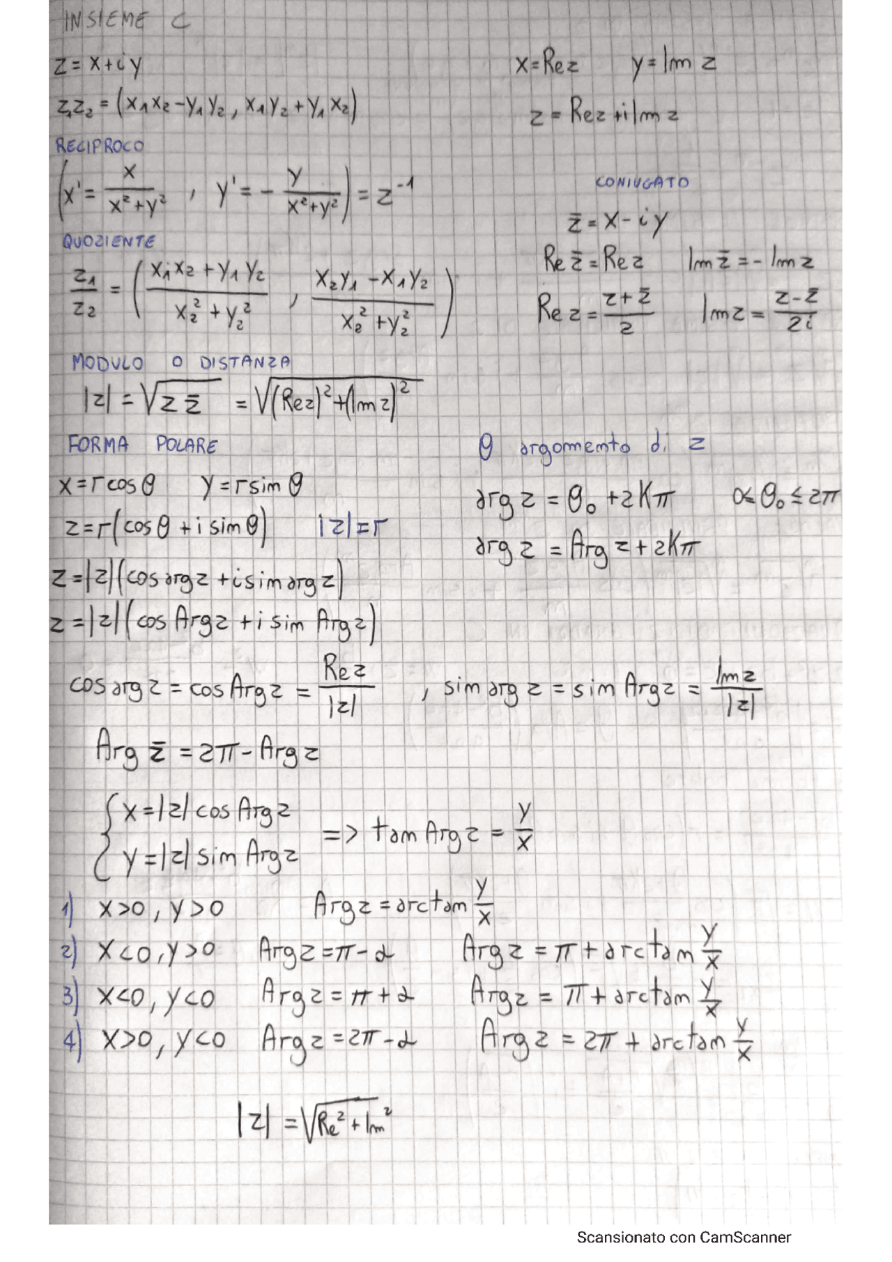 Formulario Analisi 1 Docsity