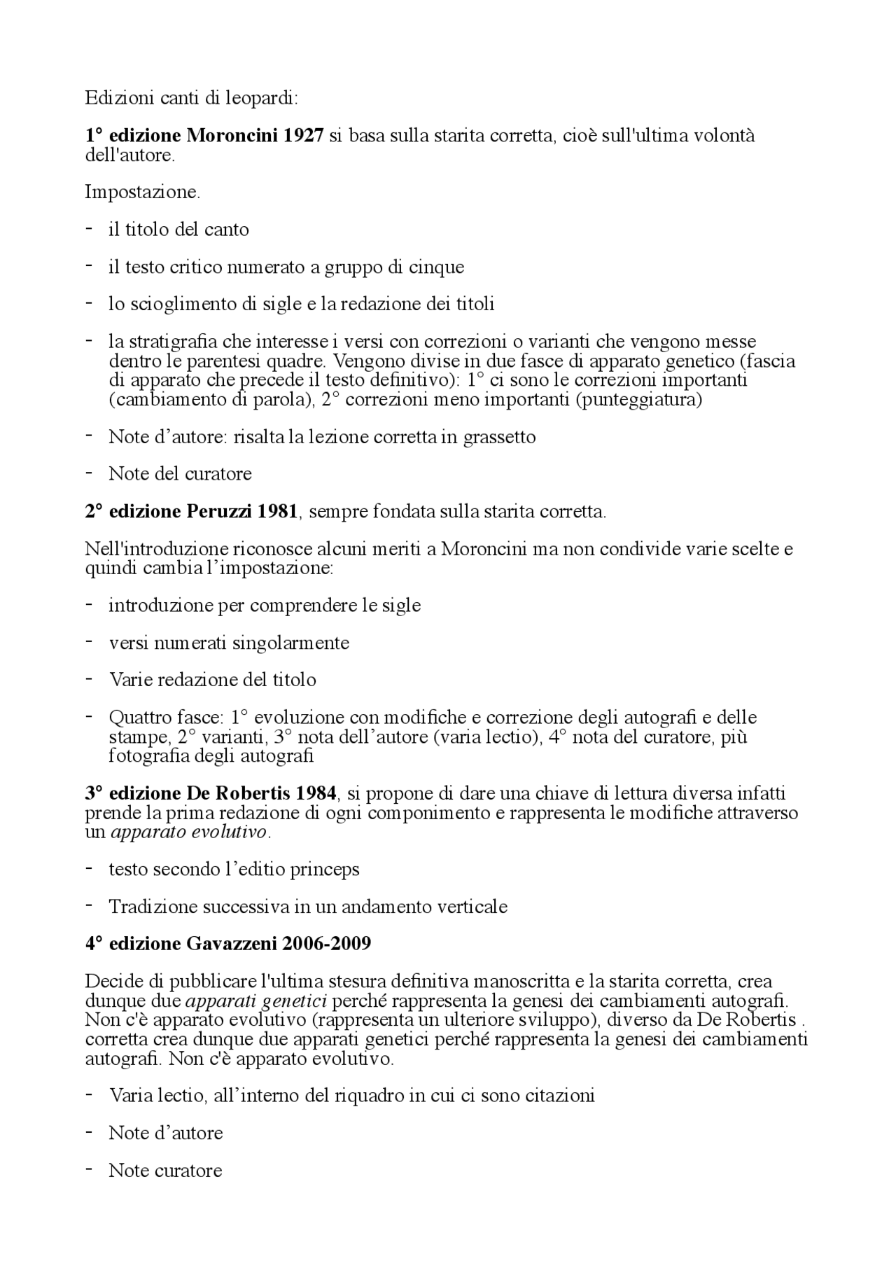 Edizioni Leopardi Più Analisi Poesie Docsity