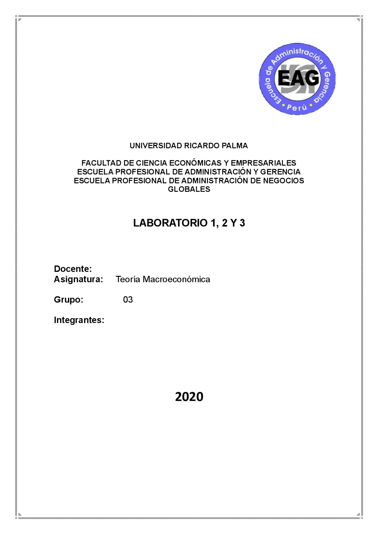 Macroeconomía Examen Con Alternativas Exámenes De Macroeconomía Docsity