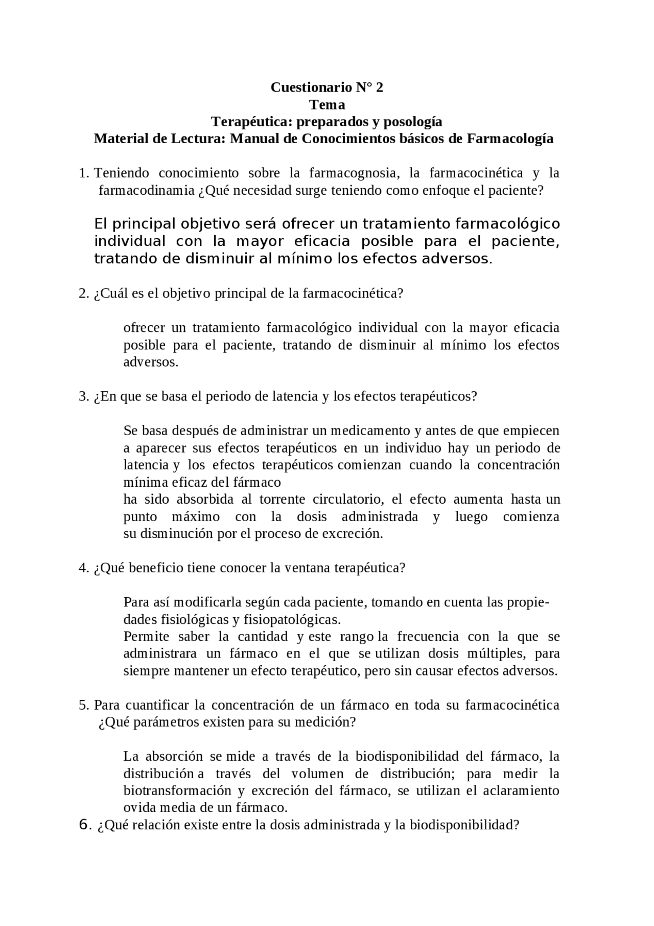 Farmacodinamia Y Farmacodinamica Docsity