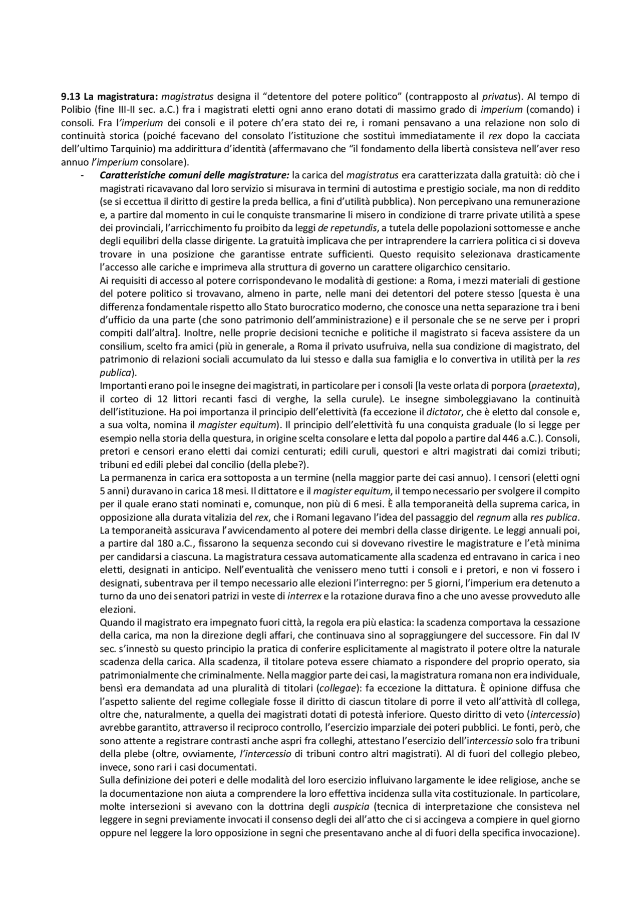 Introduzione Alla Storia Di Roma Riassunto Delle Parti Sulla