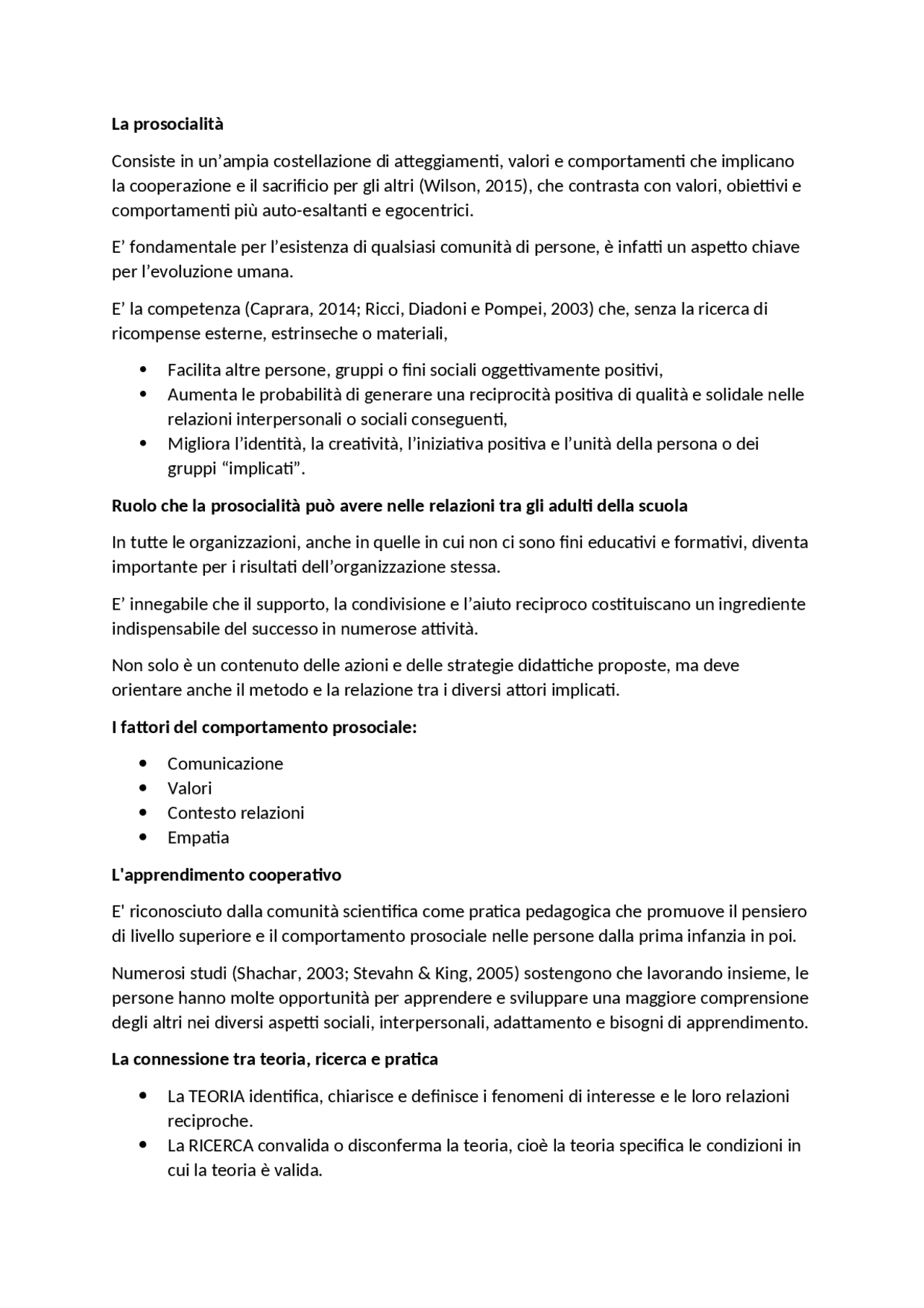 Didattica Metacognitiva E Apprendimento Cooperativo Ii Parte Docsity