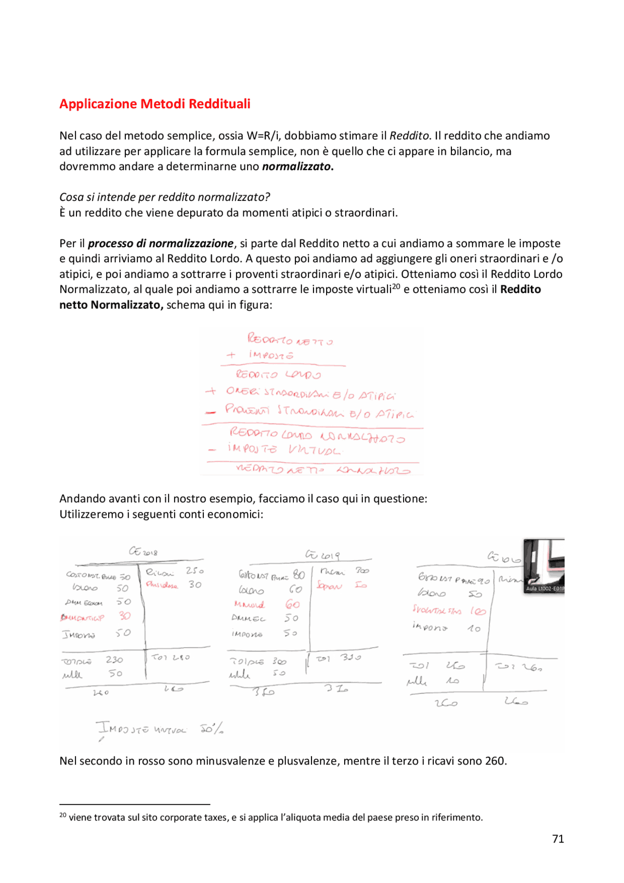 Appunti valutazione d'azienda Stefano Fontana Seconda parte - Docsity