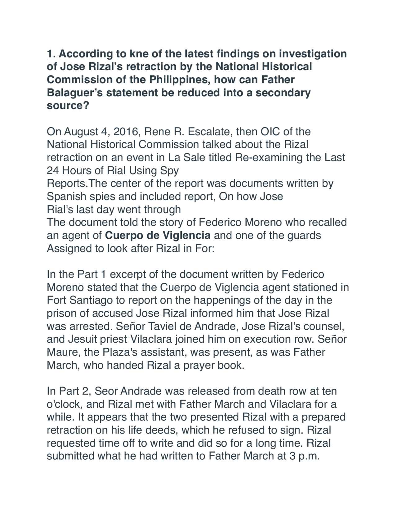Retraction of Rizal and First Cry of Revolution over view | Cheat Sheet ...