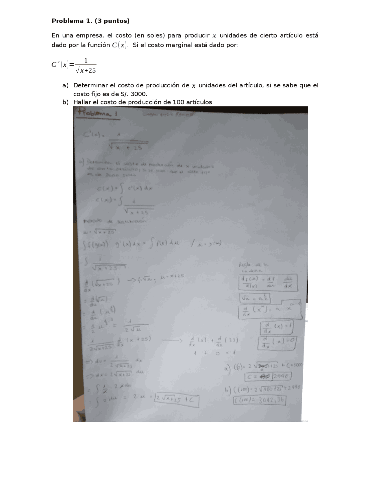 Cálculo Integral 2021 Docsity