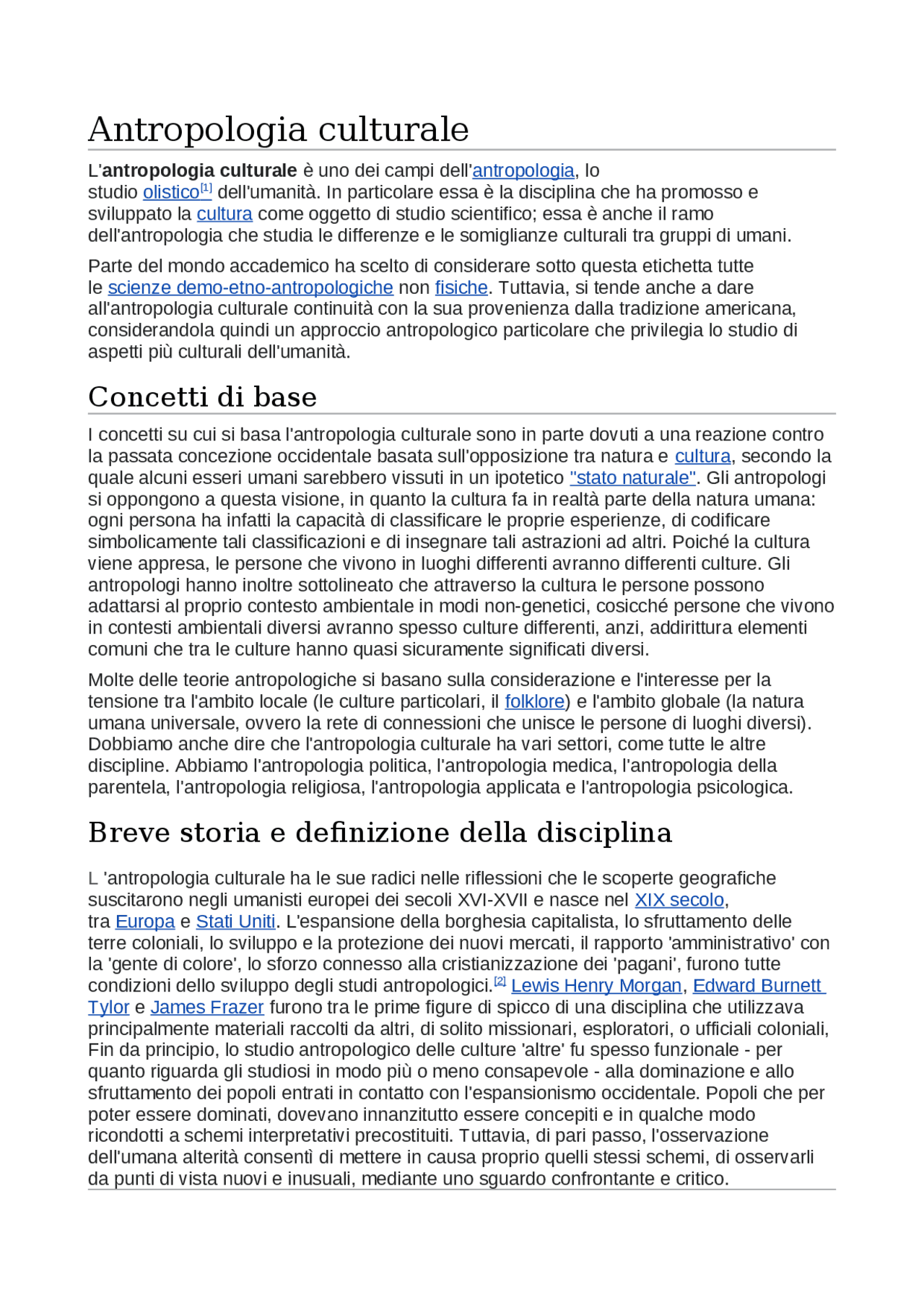 Sintesi Degli Argomenti Trattati A Lezione Docsity