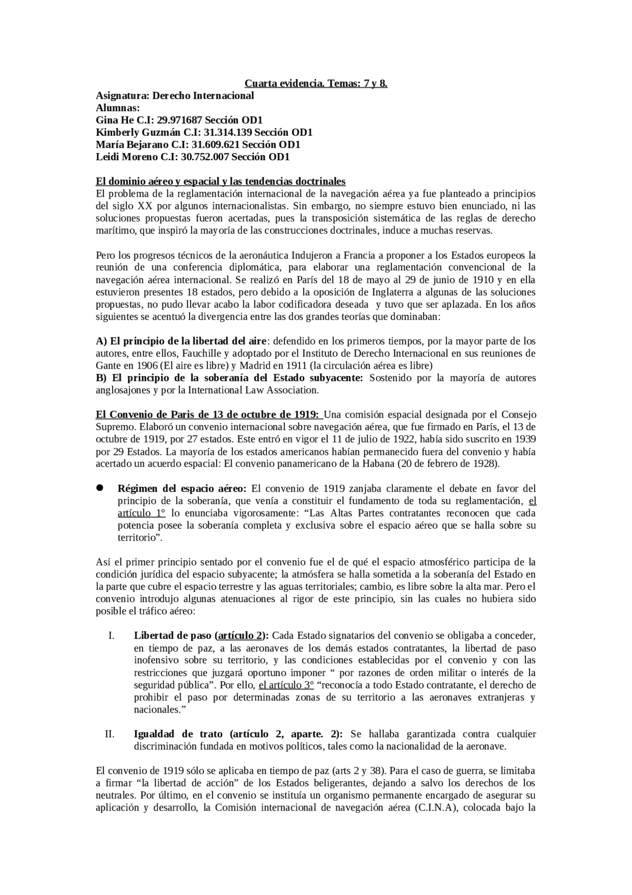 El dominio aereo y espacial (O - Docsity