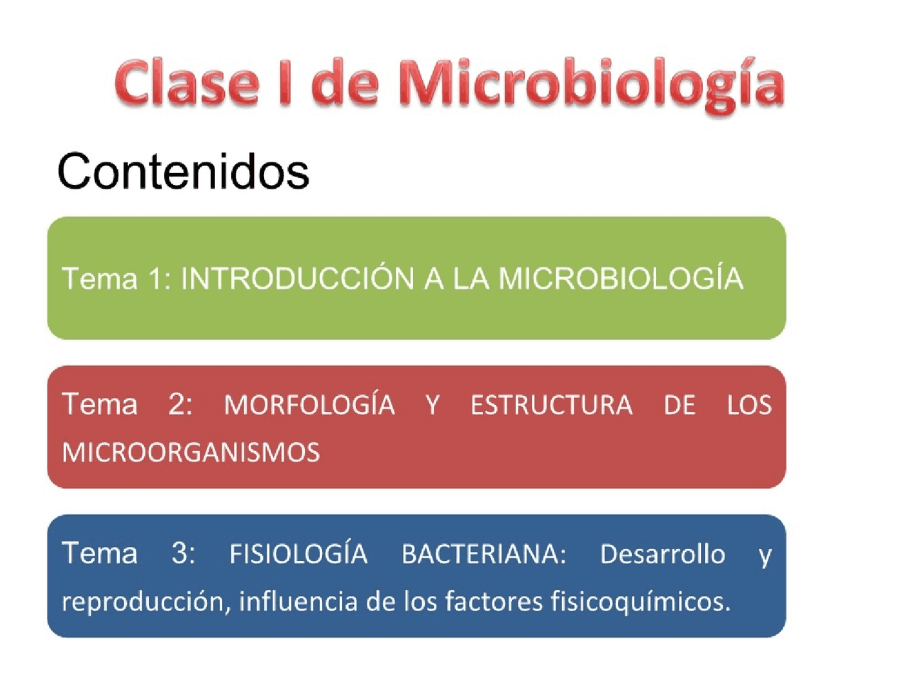 Microbiología Clase 1 Docsity