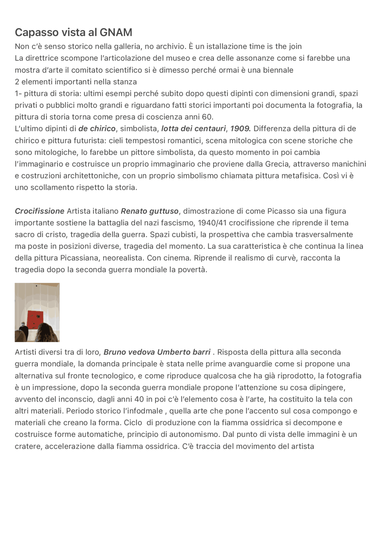 Visita Al Gnam Capasso Docsity