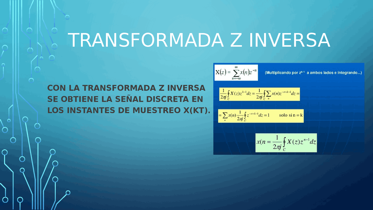 Transformada z inversa Final | Monografías, Ensayos de Matemáticas ...