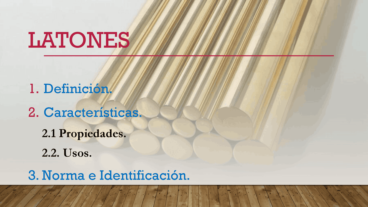 Características del latón - Docsity