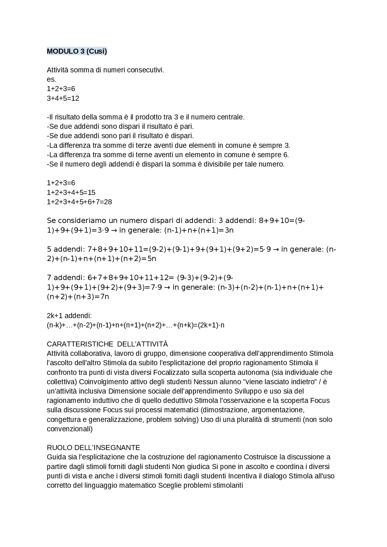 Numeri E Strutture Modulo 3 Docsity