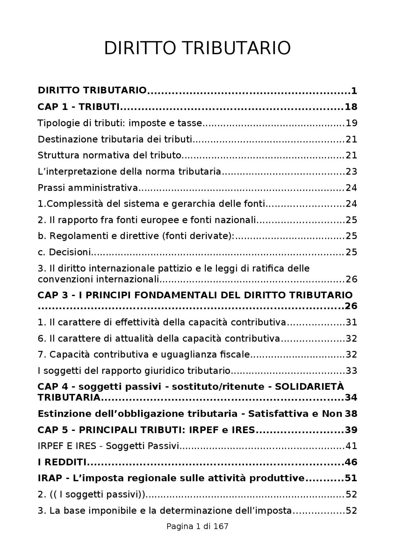 Manuale Di Diritto Tributario Docsity