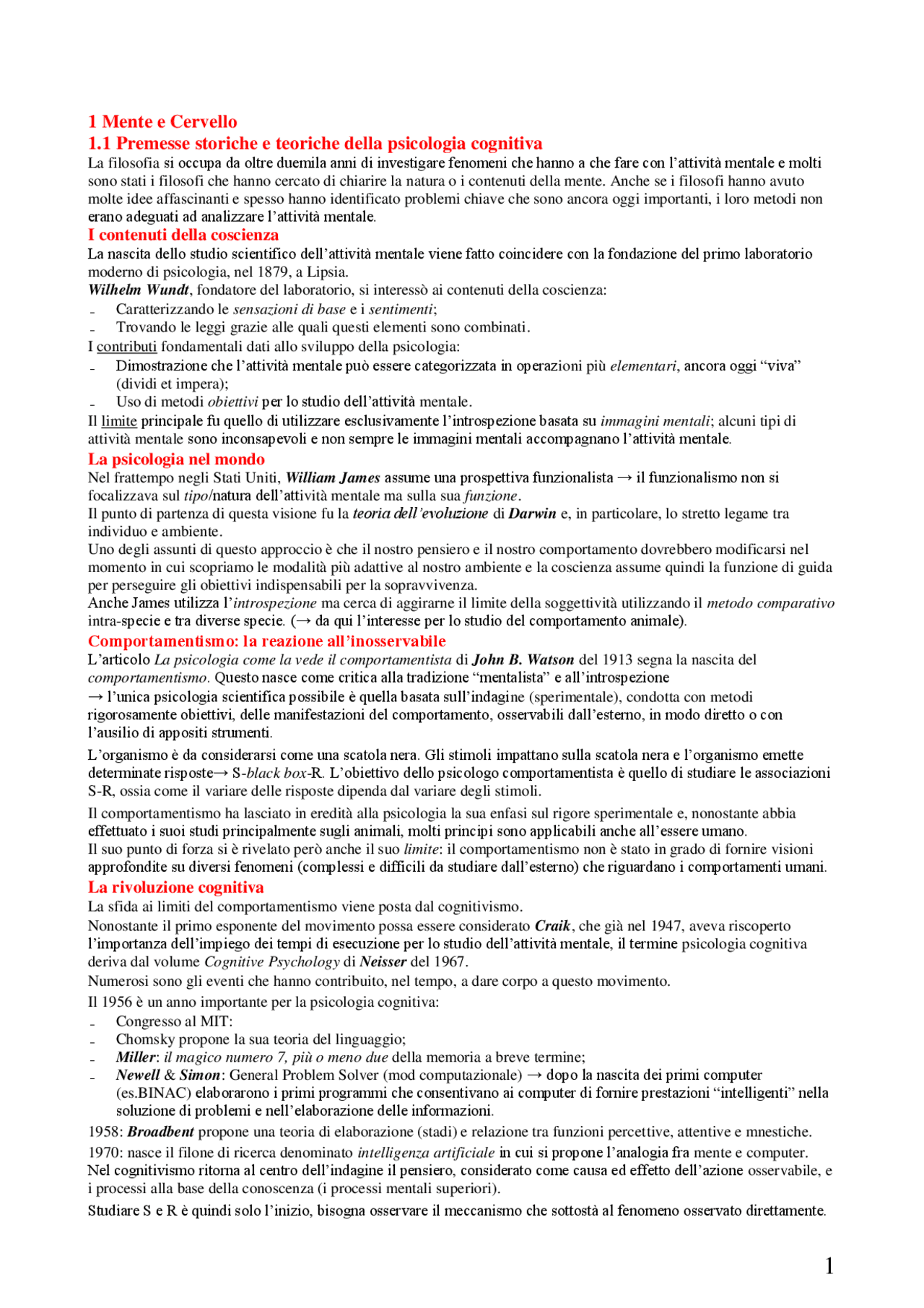 Dispense Utili Per Esame Docsity