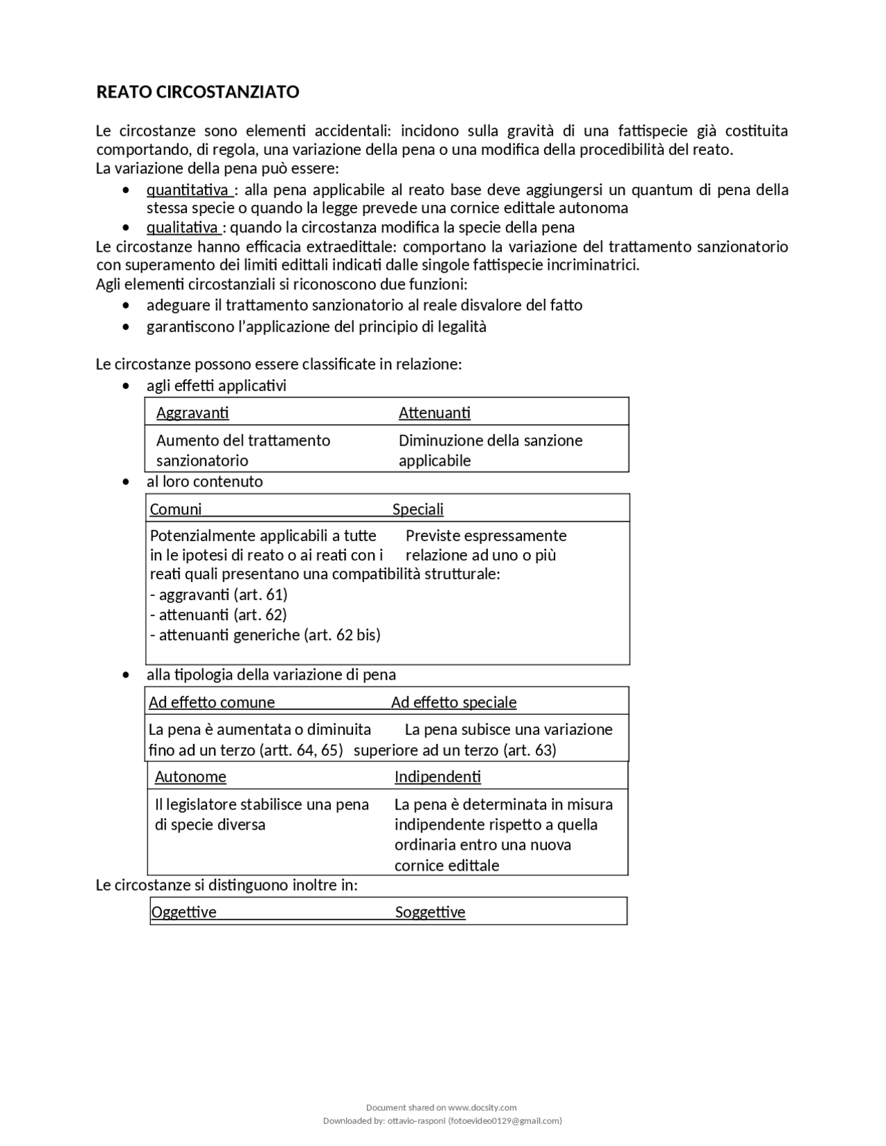 Diritto Penale Ii Parte Dispense Di Diritto Penale Docsity