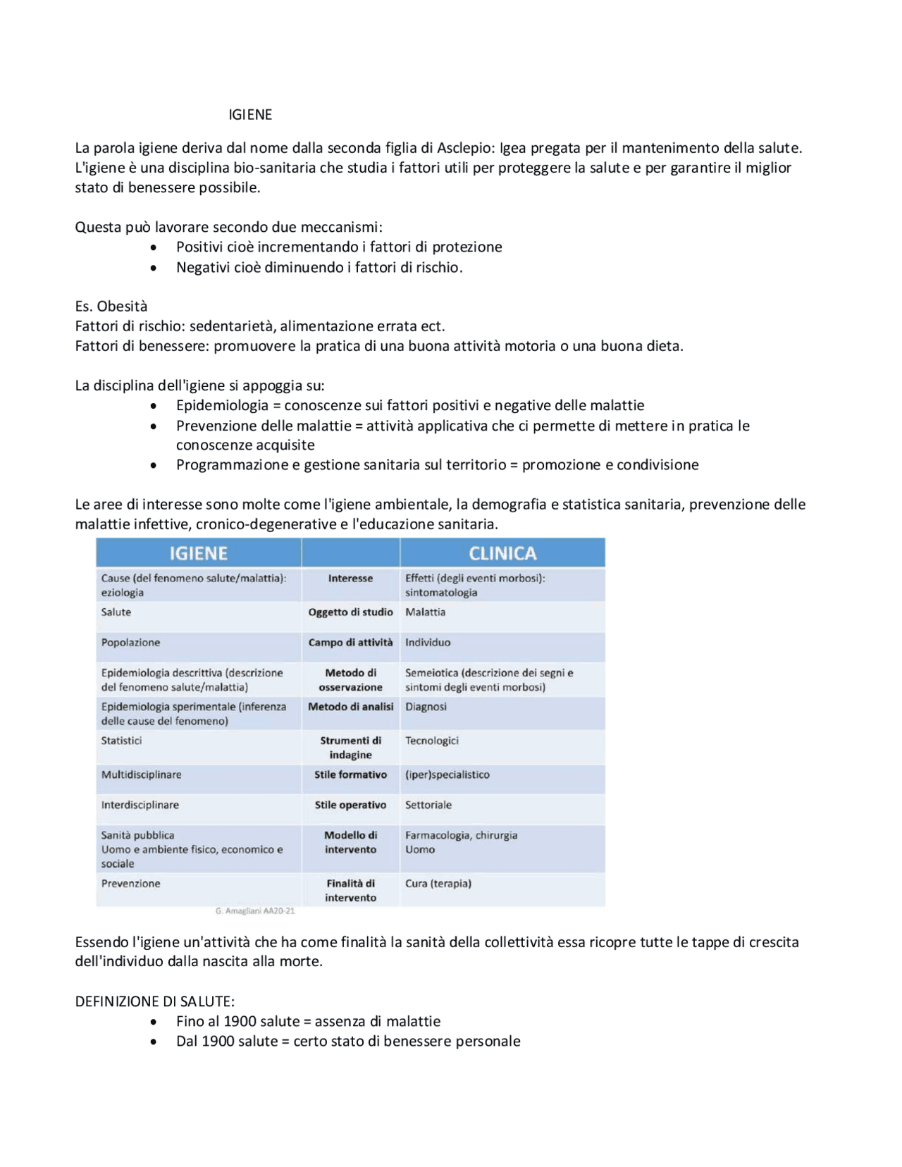 Igiene Generale E Applicata Docsity
