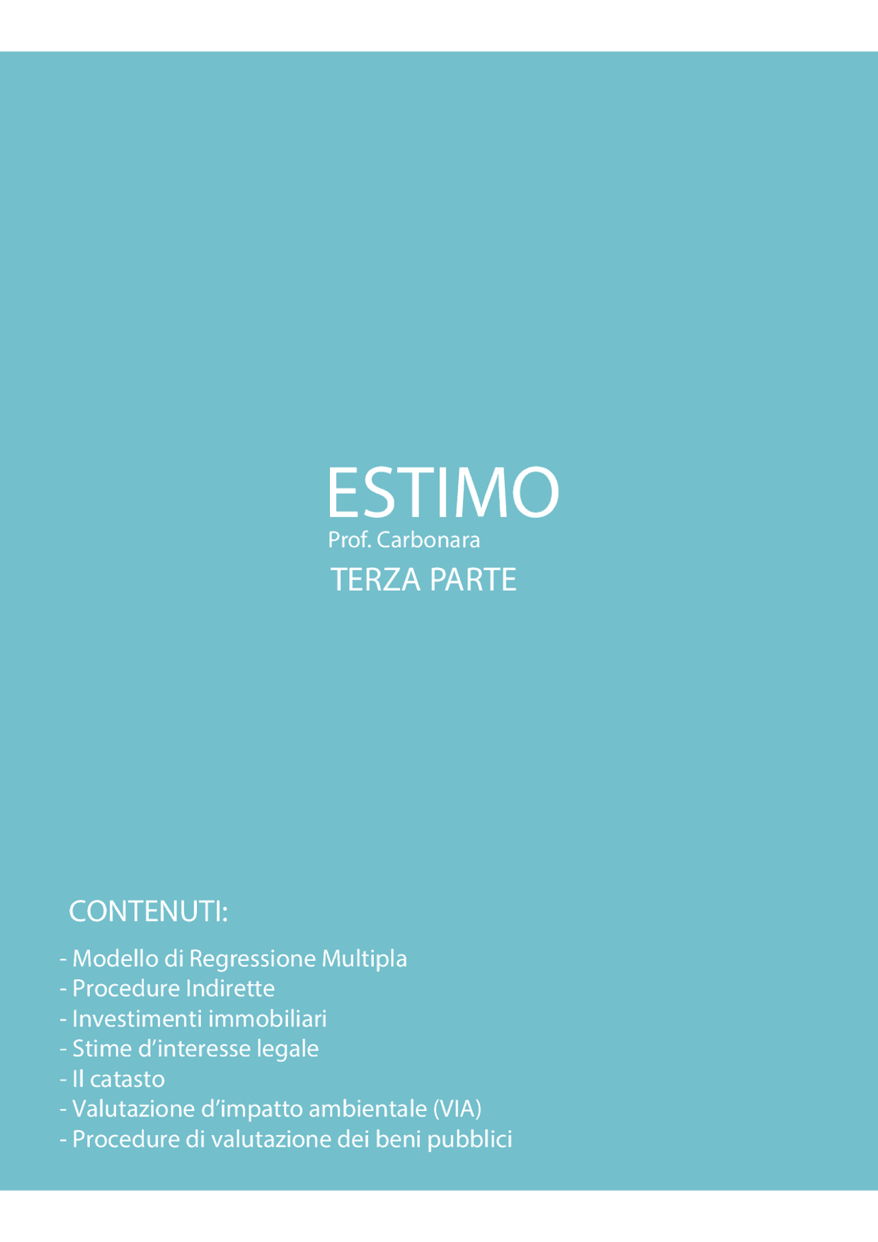 Estimo Terza Parte Docsity