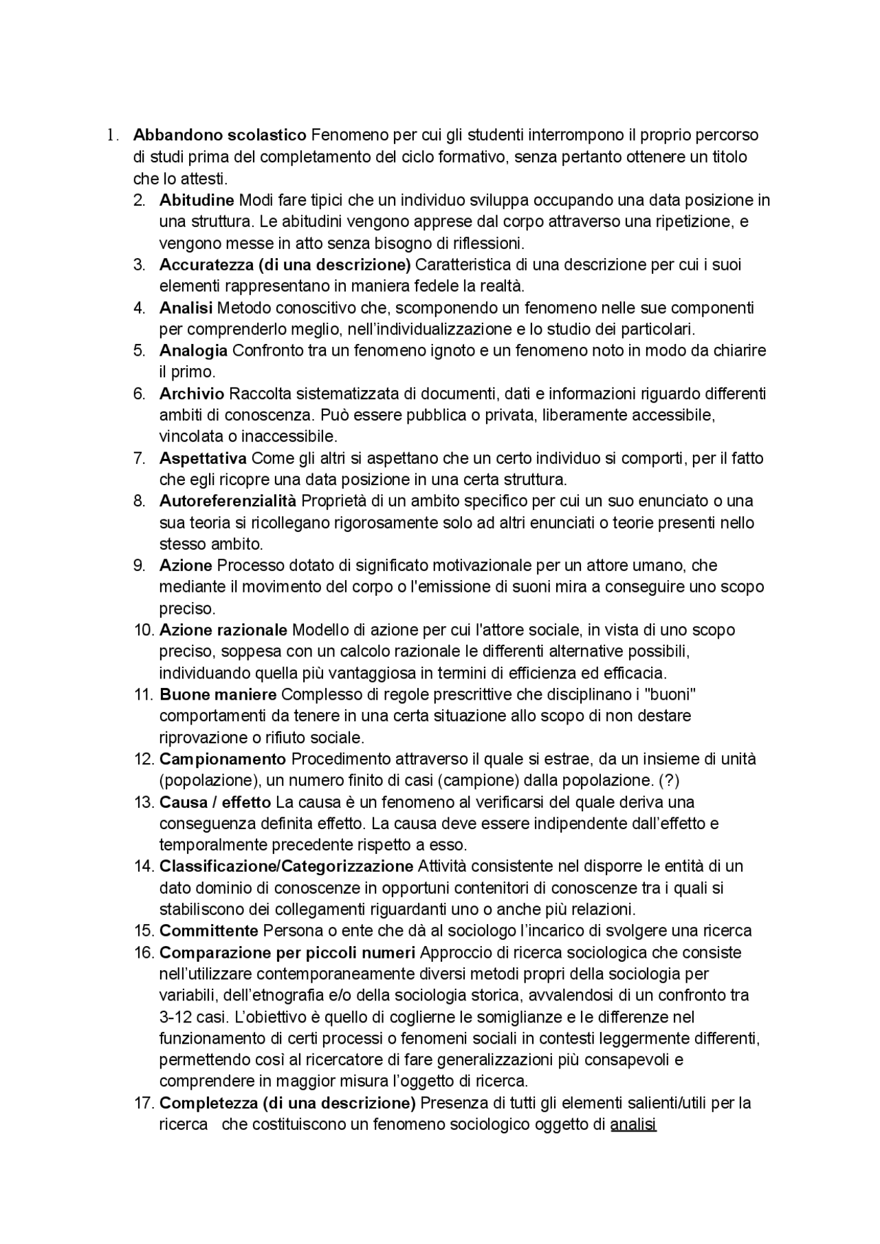 Concetti Di Logica Delle Scienze Sociali Docsity