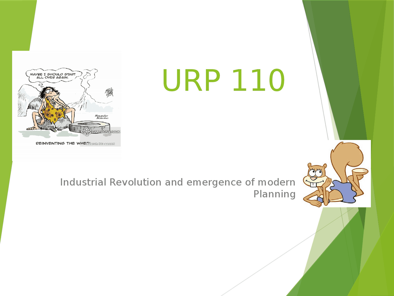 URP110 Industrial Revolution origins of Town Planning consolidated 2021 ...