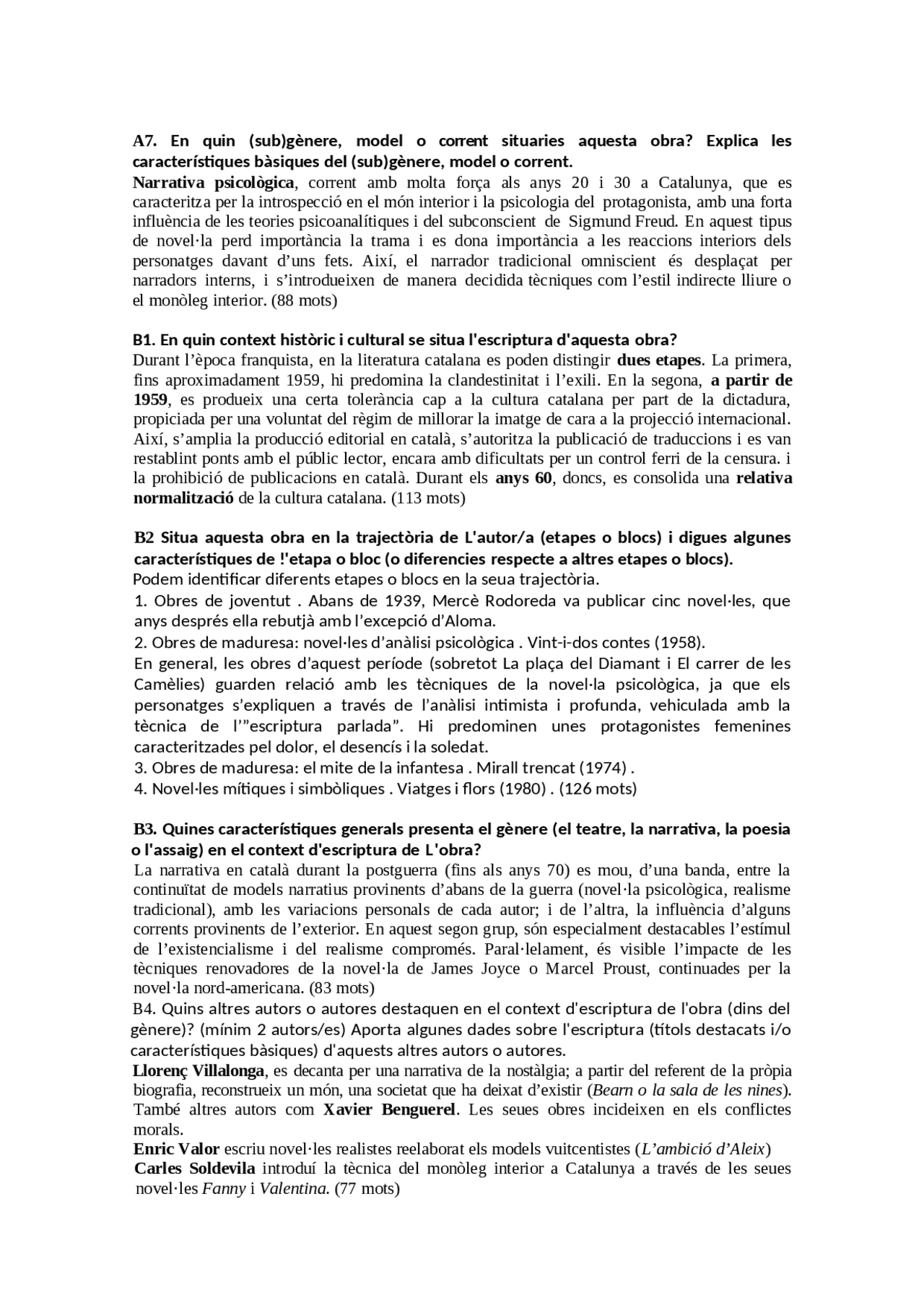 Poemas de Mercè rodoreda ies vlot del moro - Docsity