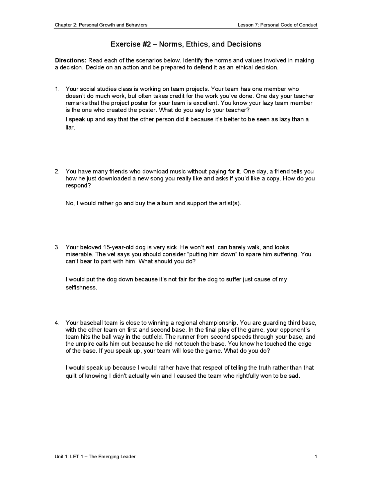 2021-22 LET II ARMY JROTC - Docsity