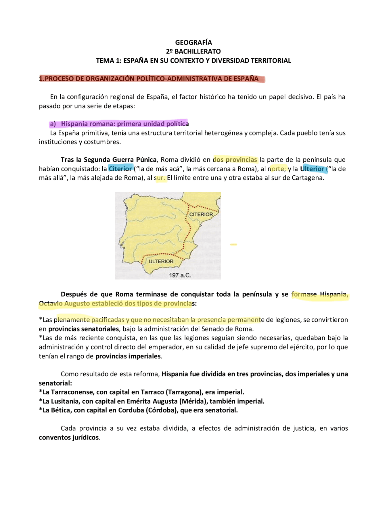 España en su contexto y diversidad regional - Docsity