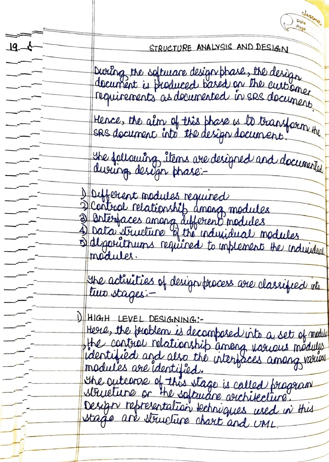 Structure Designsoftware Engineering Uiet Kanpur Docsity