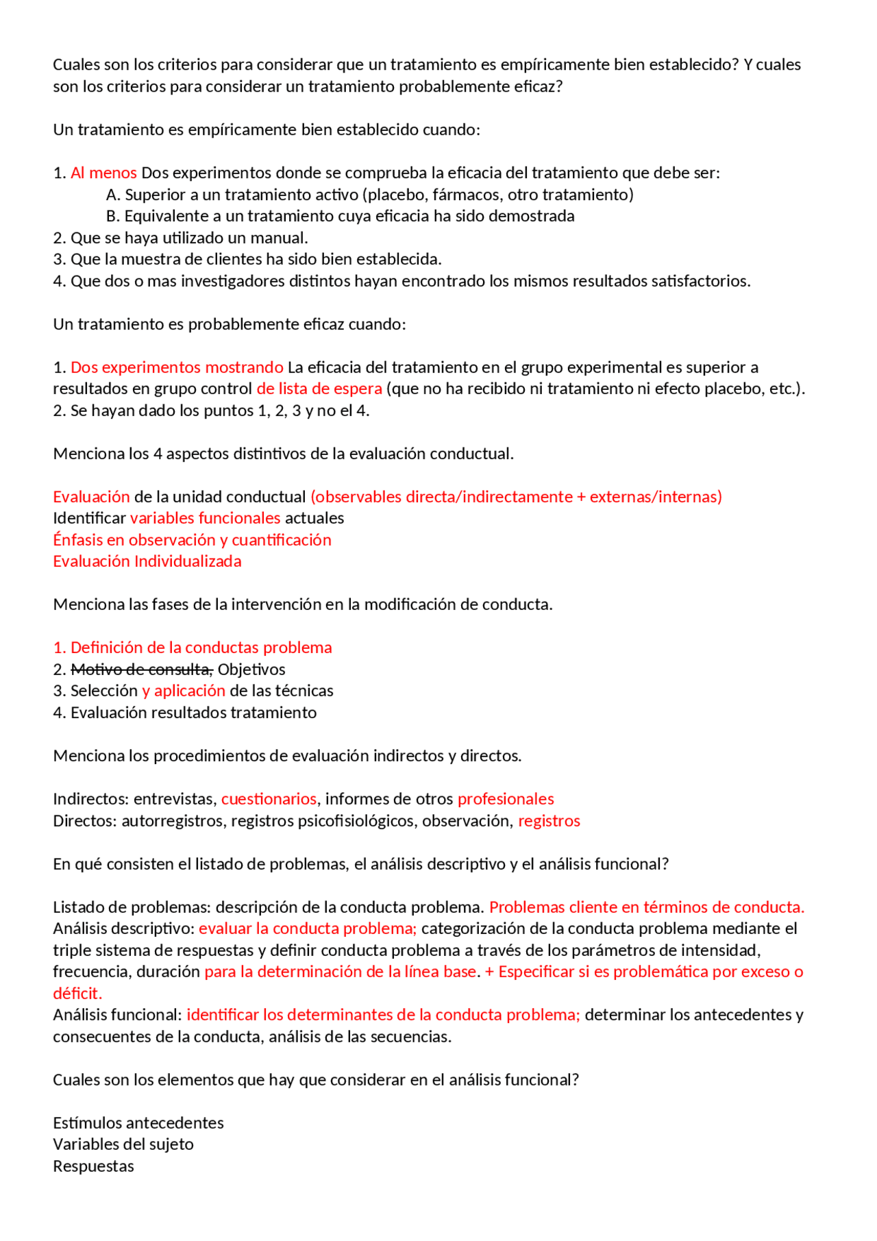 Ejercicios para practicar - Docsity