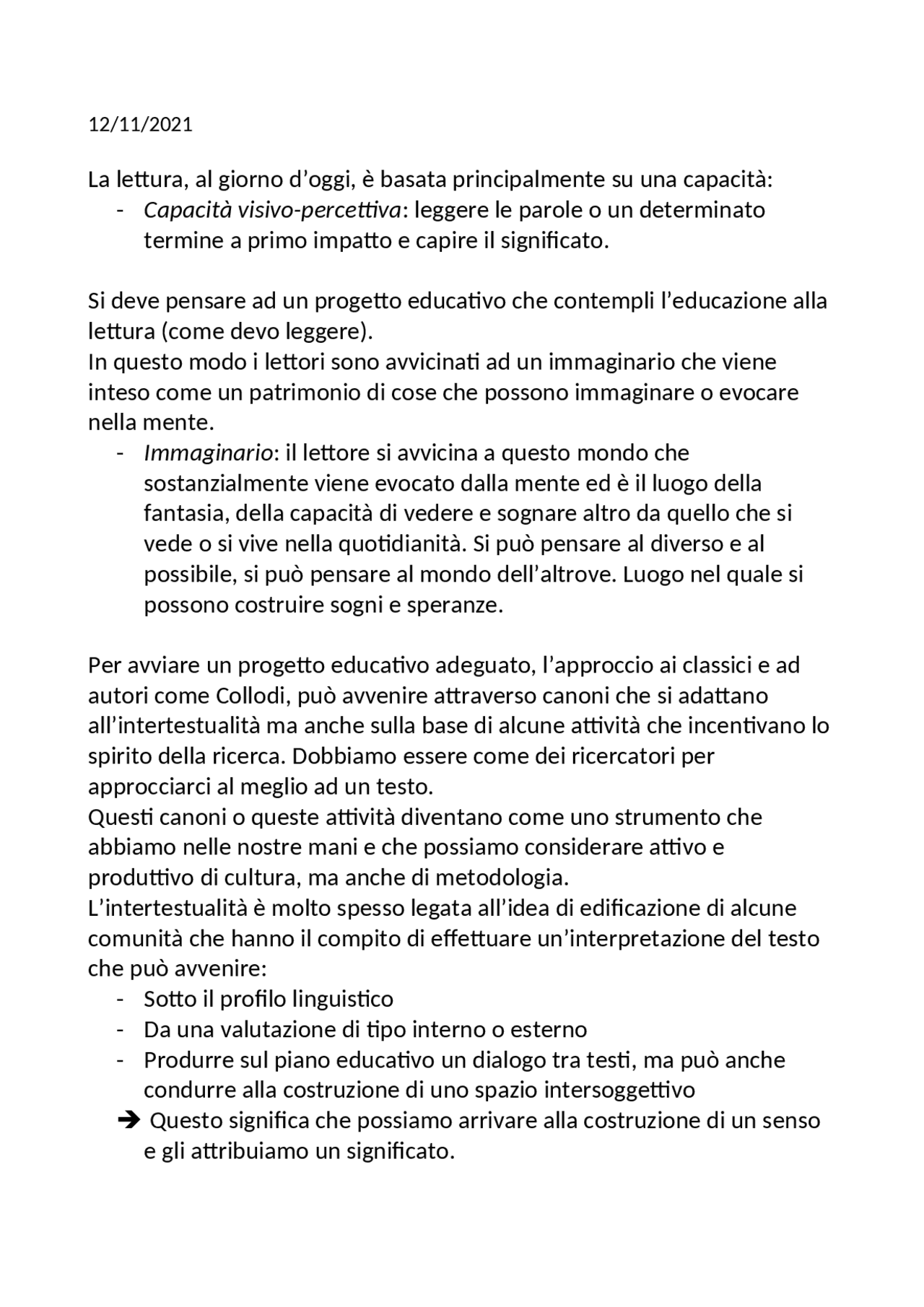 Collodi E Le Avventure Di Pinocchio Docsity