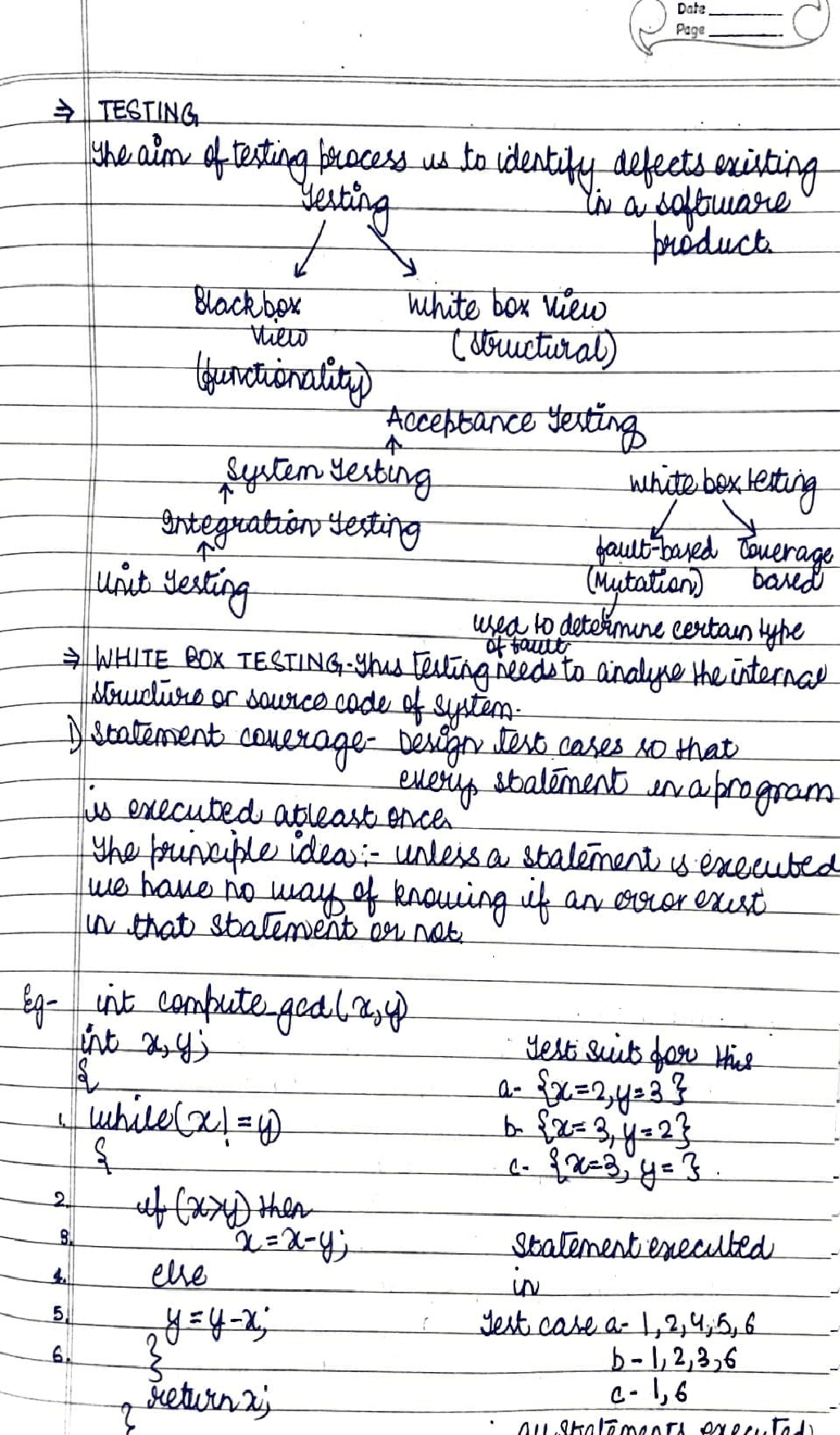 Testing2 Software Engineering Uiet Kanpur Docsity