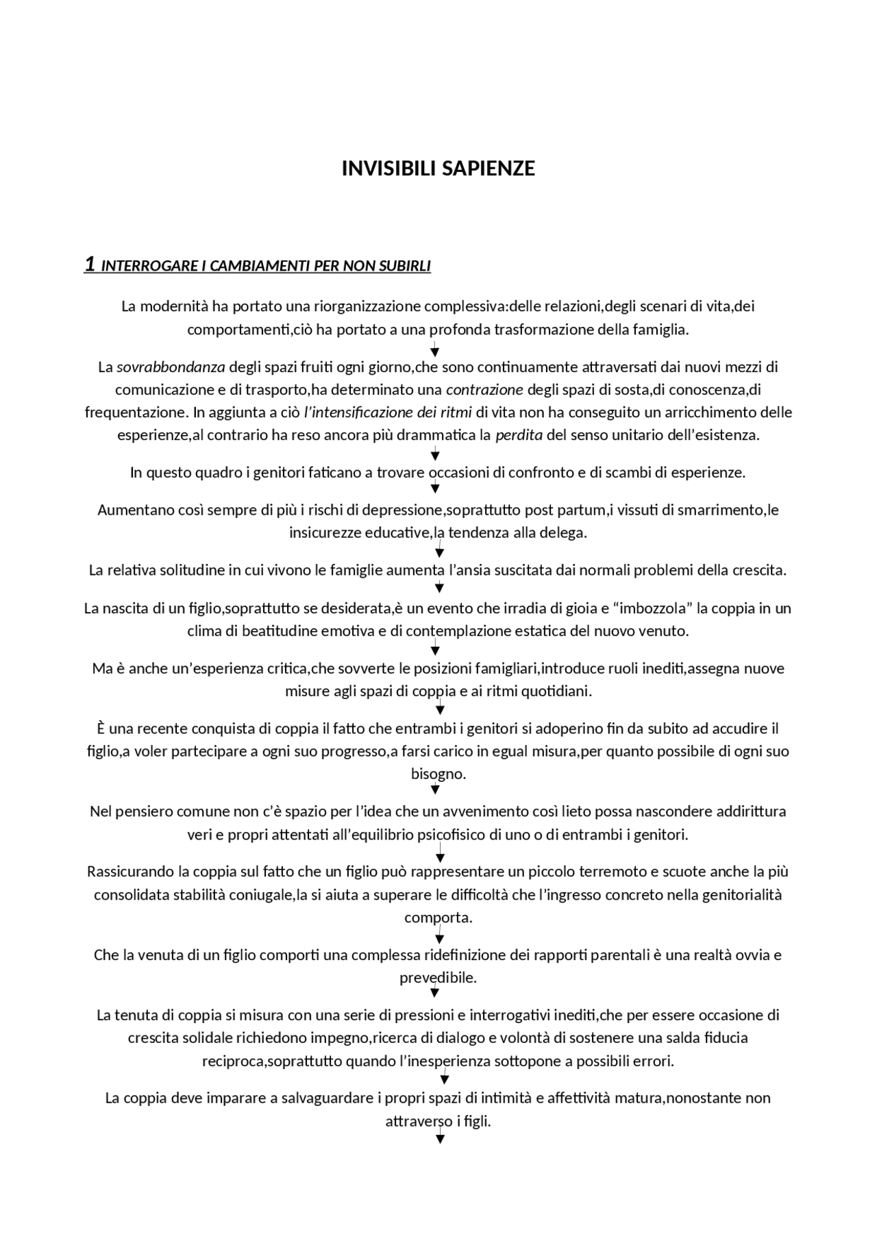 Schemi Libro Invisibili Sapienze Docsity