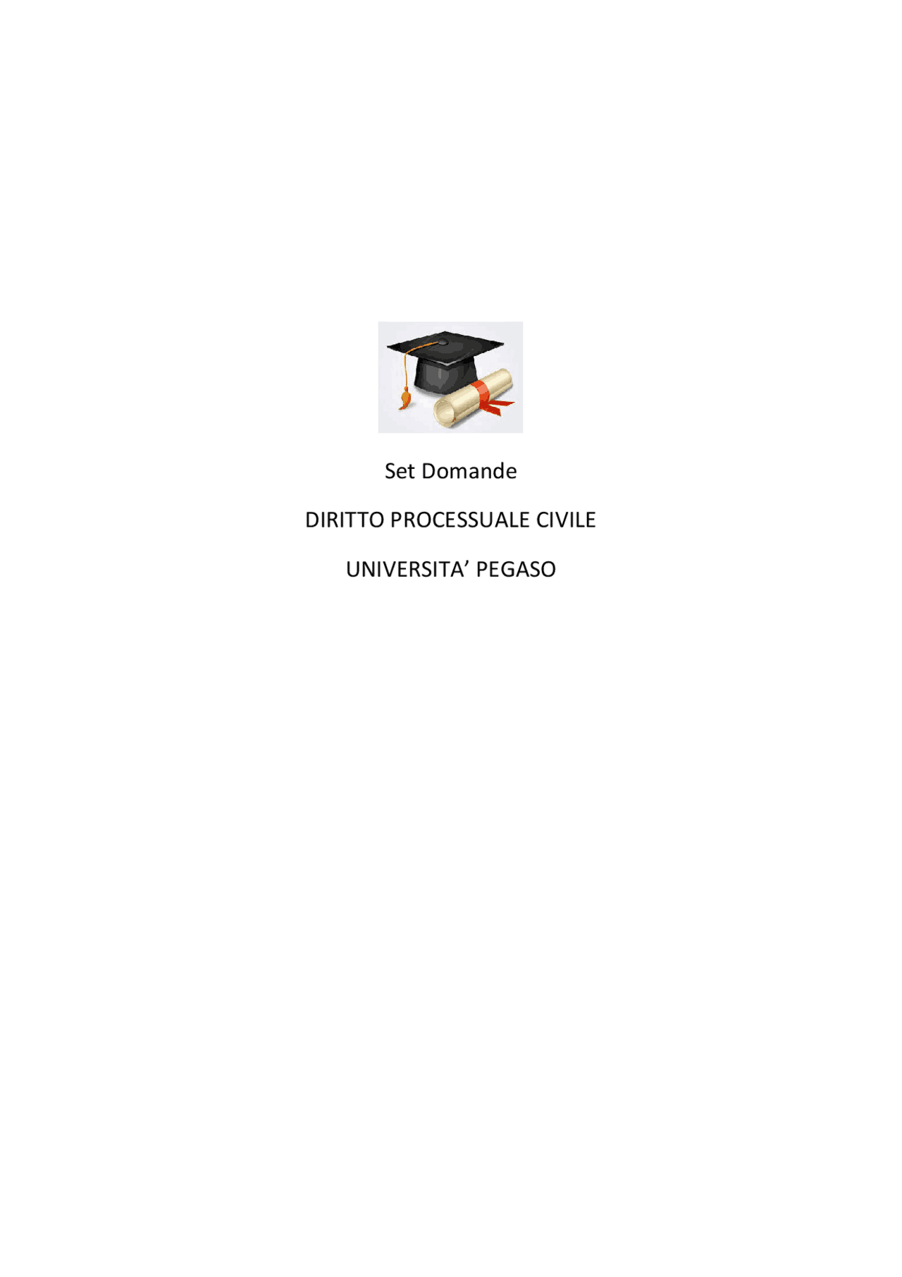 Paniere Super Completo Con Test Di Diritto Processuale Civile Dell