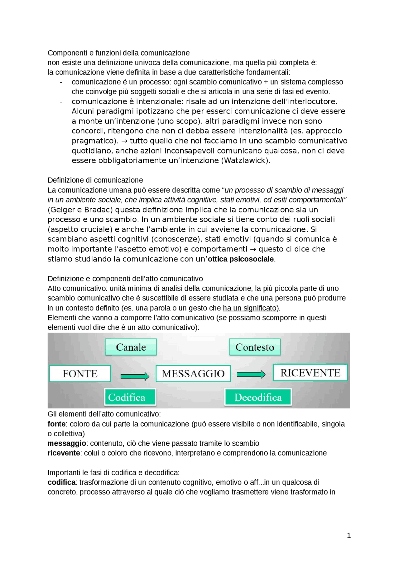 Comunicazione E Persuasione Prof Alberici Docsity