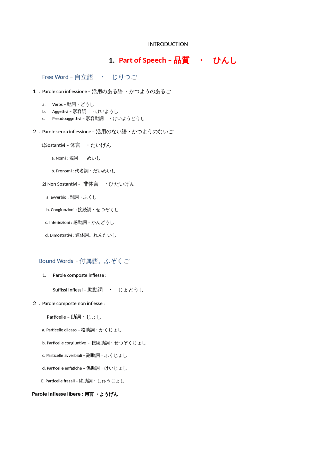 Kanji E Appunti Su An Introduction To Classical Japanese Appunti Di
