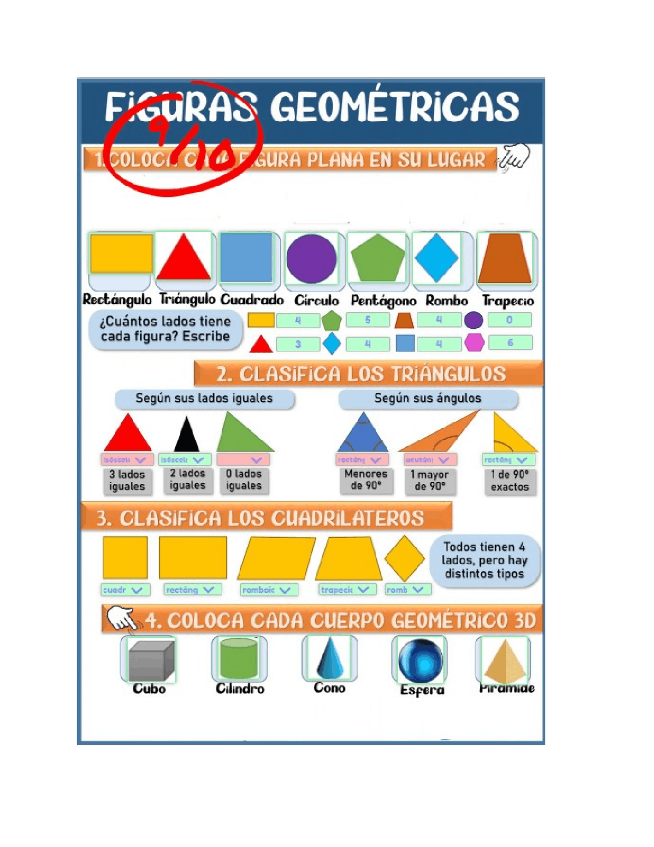 FIGURAS GEOMETRICAS matematicas | Guías, Proyectos, Investigaciones de ...