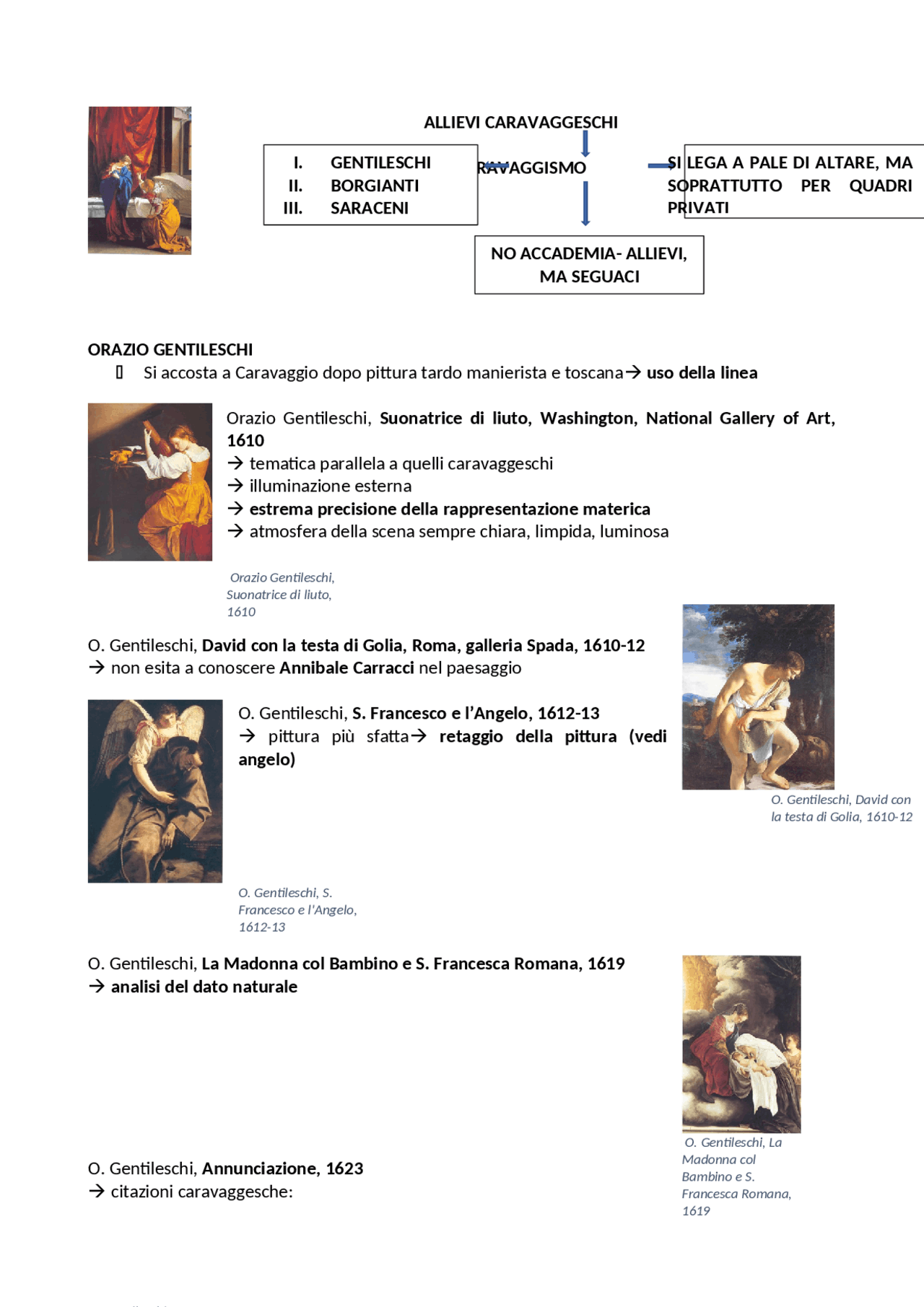 Allievi Carracceschi Docsity