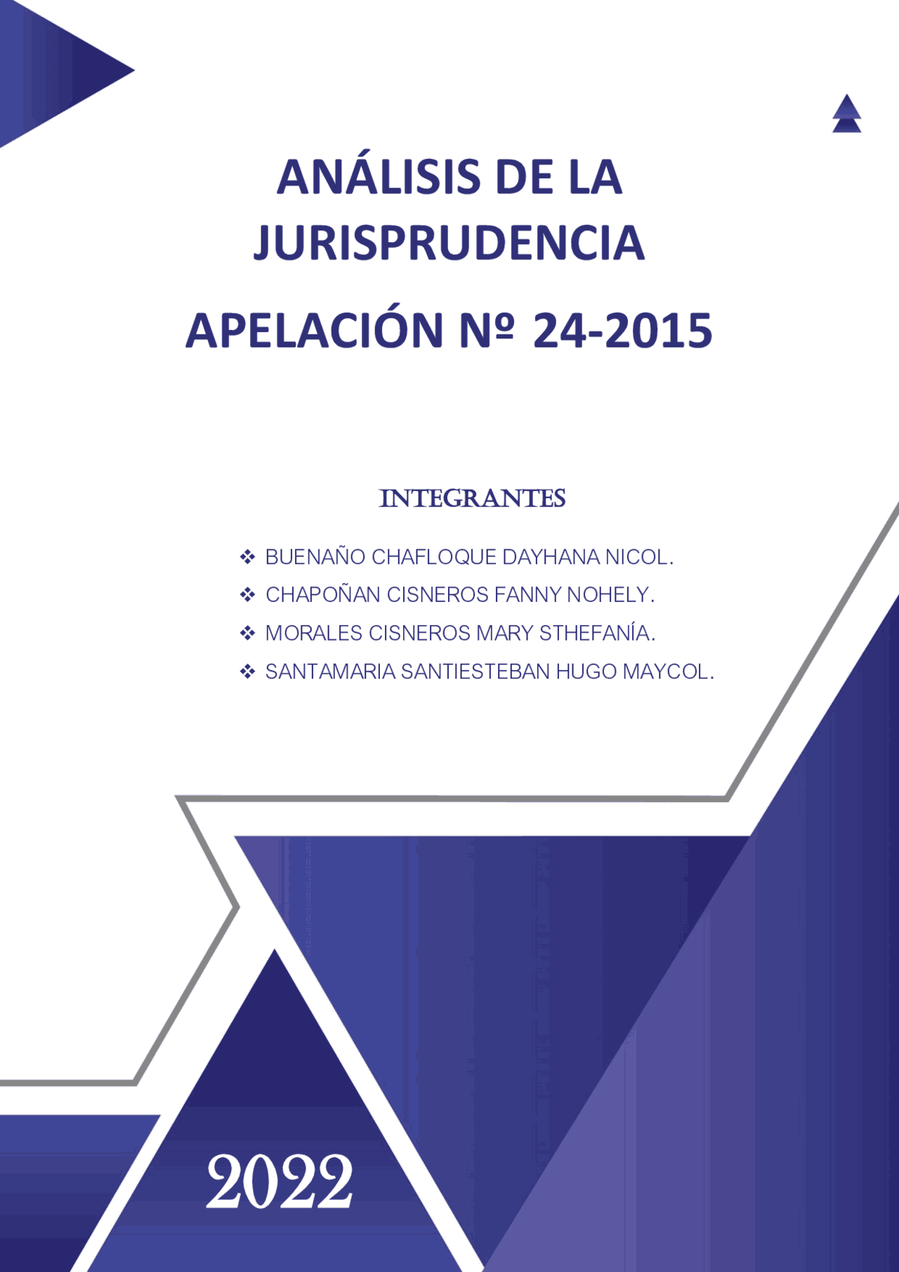 Analisis De Una Jurisprudencia Docsity